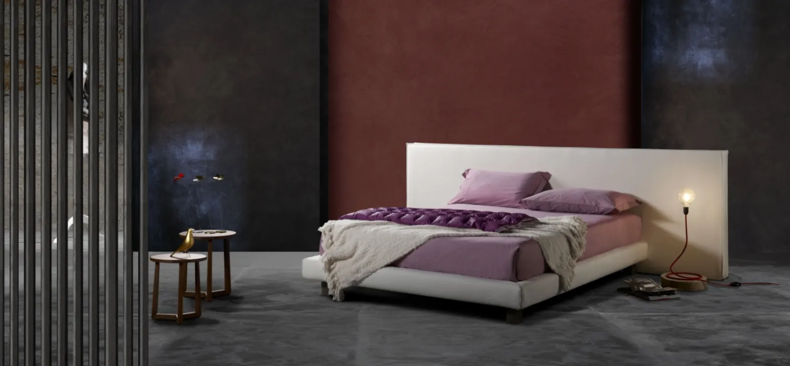 Letto con testiera Milo Ring 14 di Excò